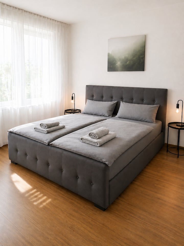 C&v: 4 Pp- 3 Zi.- Zentral+wlan+boxspringbett - Kaiserslautern