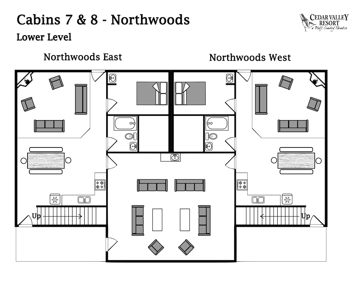 Northwoods East : Cedar Valley Resort - Cabanes à louer à Lanesboro ...