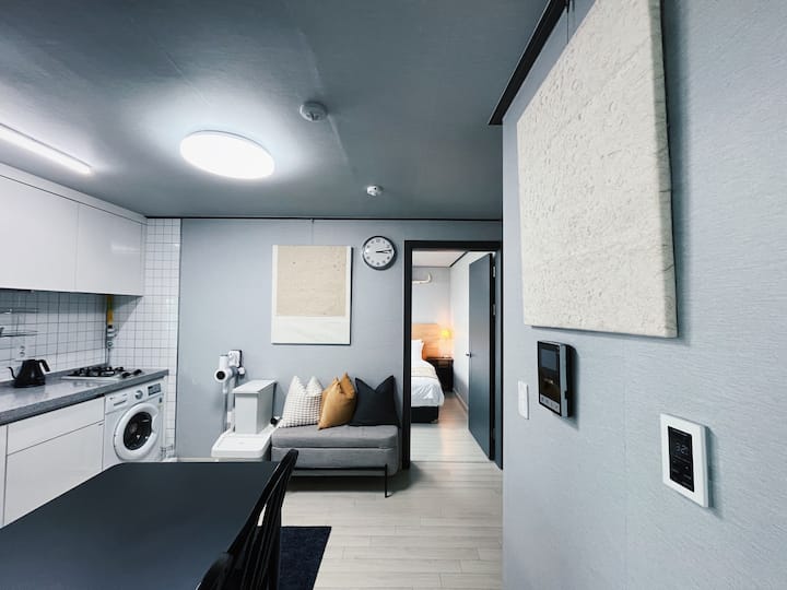 우평6604, 43㎡ 단독 2베드룸 스위트, 동대문구, 청량리역 도보 7분, 장기 교환학생 - Seúl