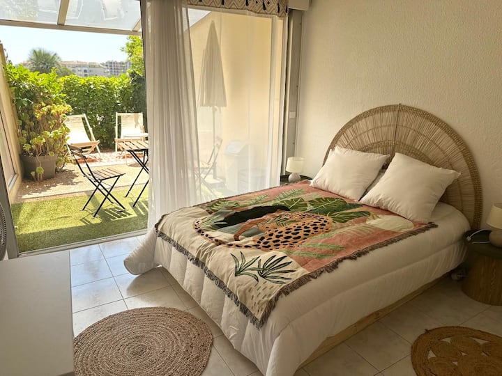 Studio Terrasse à Cannes Marina « Le France » - Mandelieu-la-Napoule