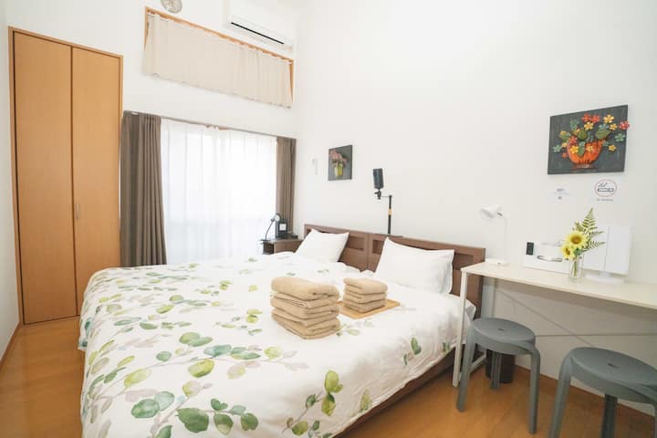 9minmeinohama｜30air/25hakata｜3pax｜projwifi｜longst. - Fukuoka