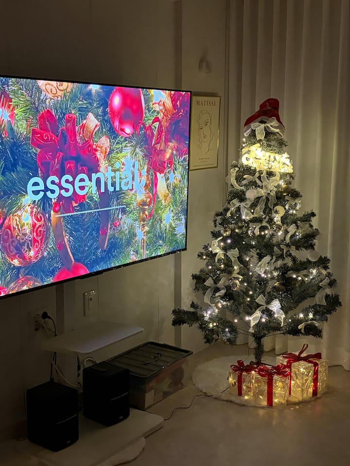 #크리스마스트리#중구청역#성심당본점#침대3개#욕실2개#연박할인#무료주차#연말파티#최대6인 - Daejeon