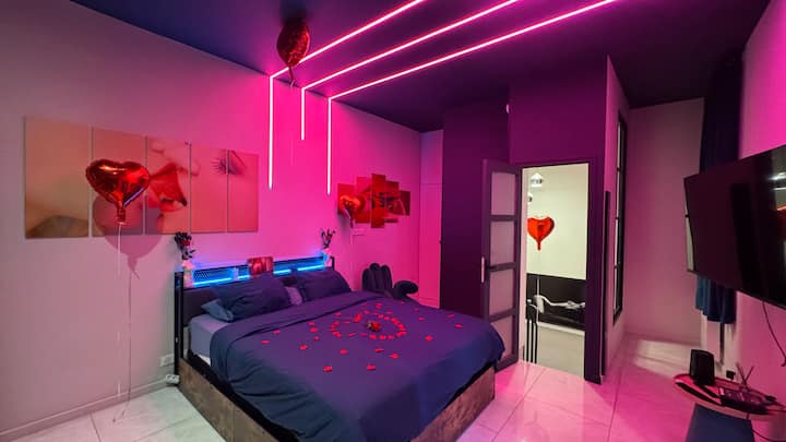Love Room Spa Ambiance Tamisée - Lyon