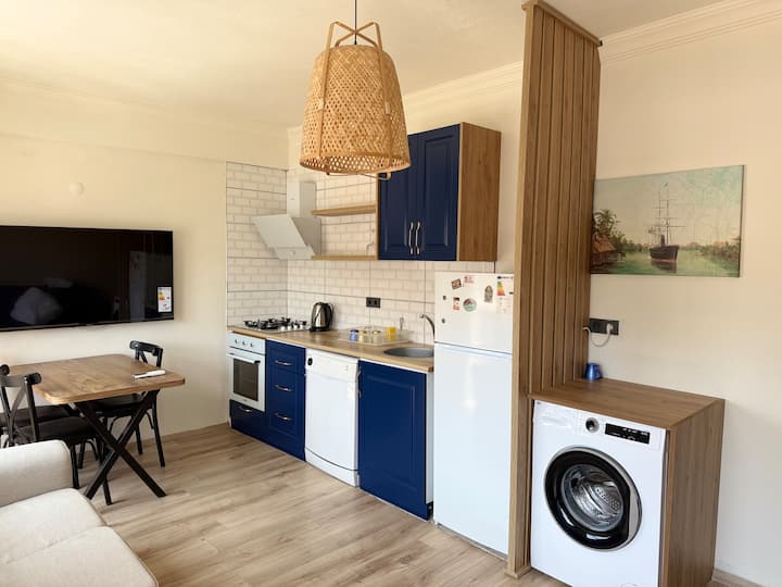 “Bahçeli Geniş Daire • 7 Kişilik Konfor • - Fethiye