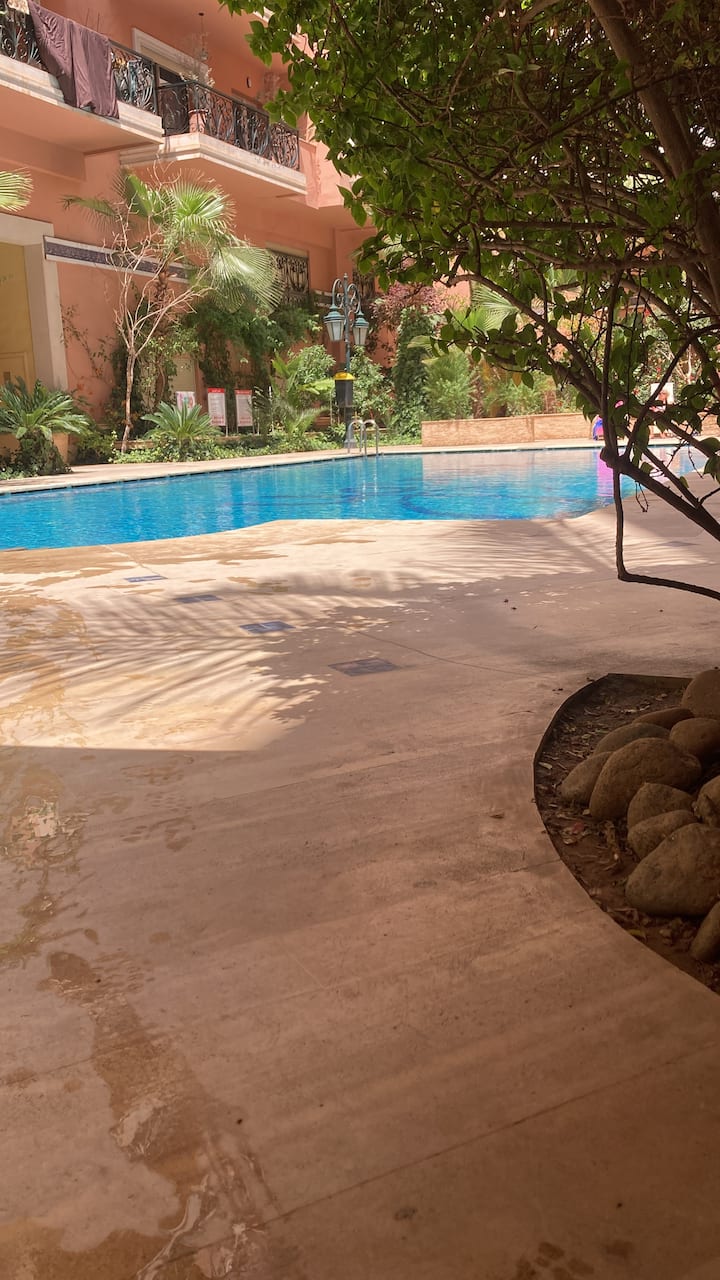 Appartement F2 Avec Une Chambre Piscine Smart Tv - Marrakesh
