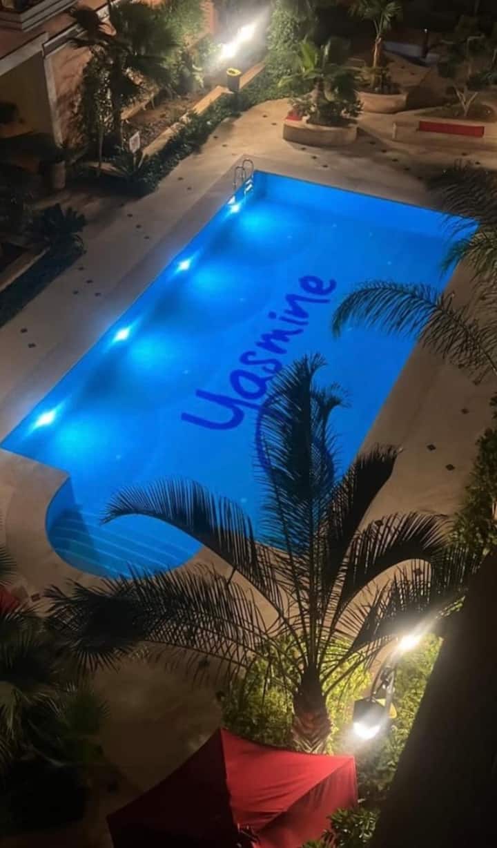 Appartement Avec Piscine Wfi 5mn Jardin Majorelle - Marrakech