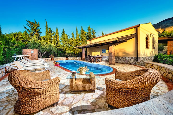 Villa In Sicilia Con Piscina Vicino Scopello Mare - Scopello, Italy