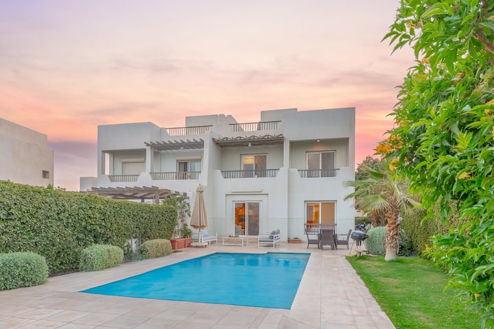 Joubal Seaview Villa Heated Pool & Gym El Gouna - Egypt