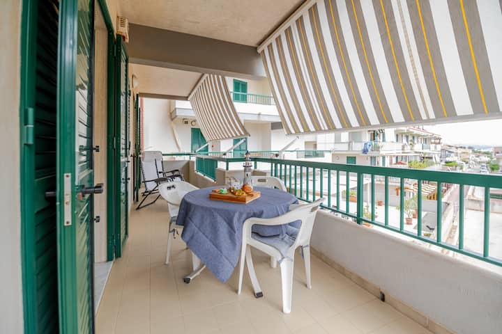 [Apt Familial–grand Balcon]5 Min Centre - Marina di Ragusa