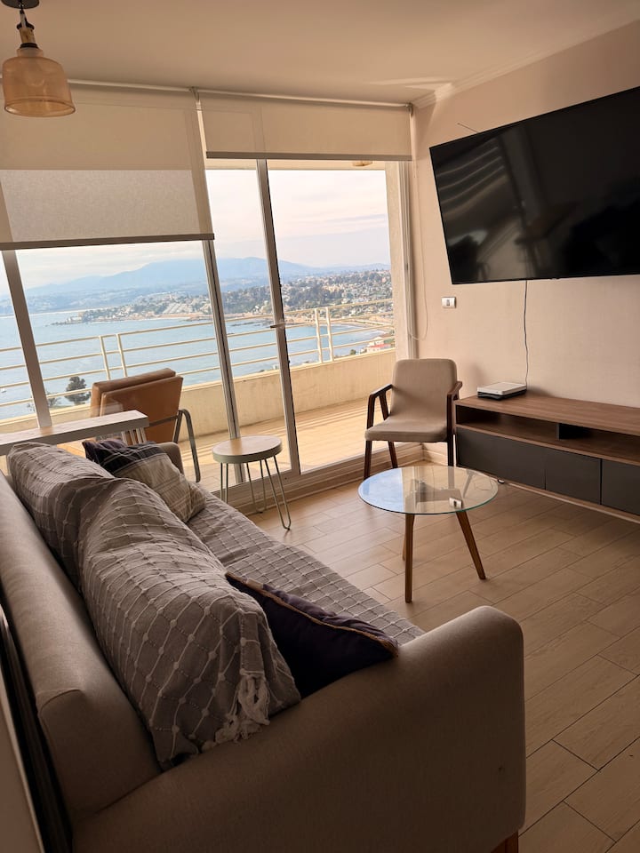 Departamento En Concón Con Vista Mar 5 Personas - Chile