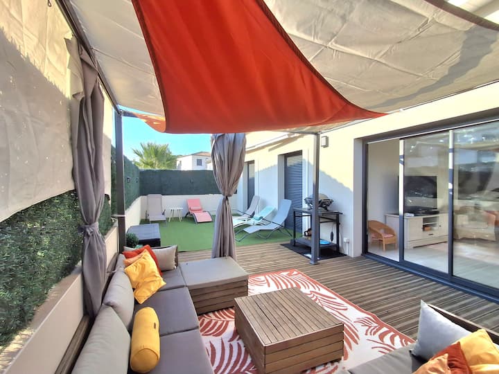 Villa/ Parking/ Wi-fi/terrasse - Agde
