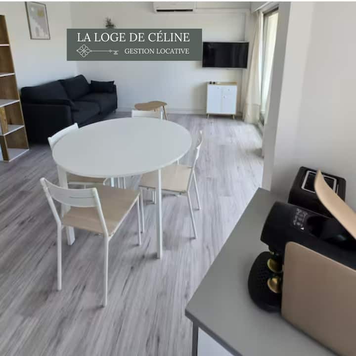 T2 Cosy Bord De Mer 4 Pers, Clim, Balcon, Parking - Palavas-les-Flots