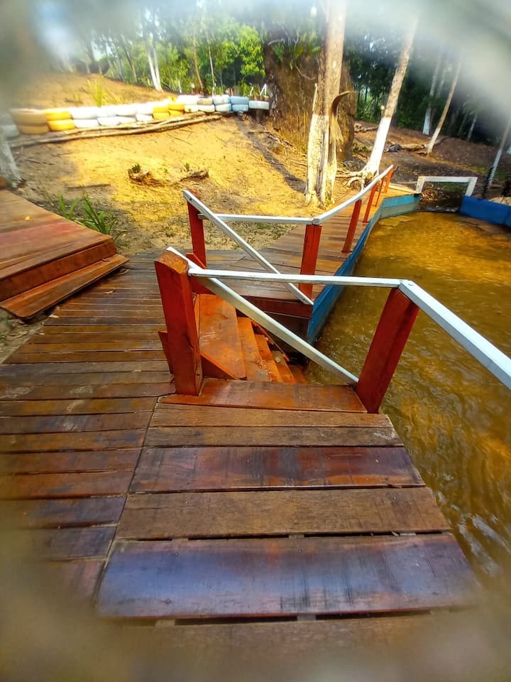 Chacará C/ Piscina Natural No Ma - Carolina