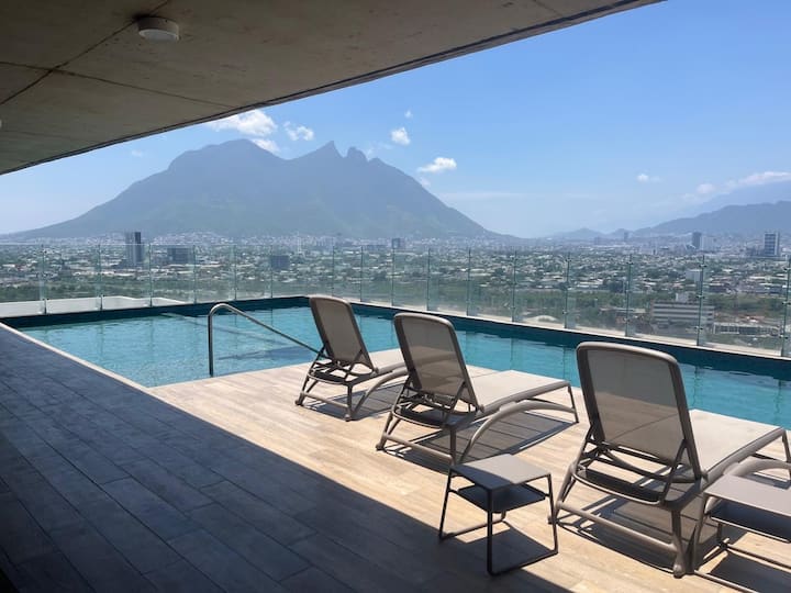 Cozy Apartment Near Cintermex And Santa Lucia - Monterrey