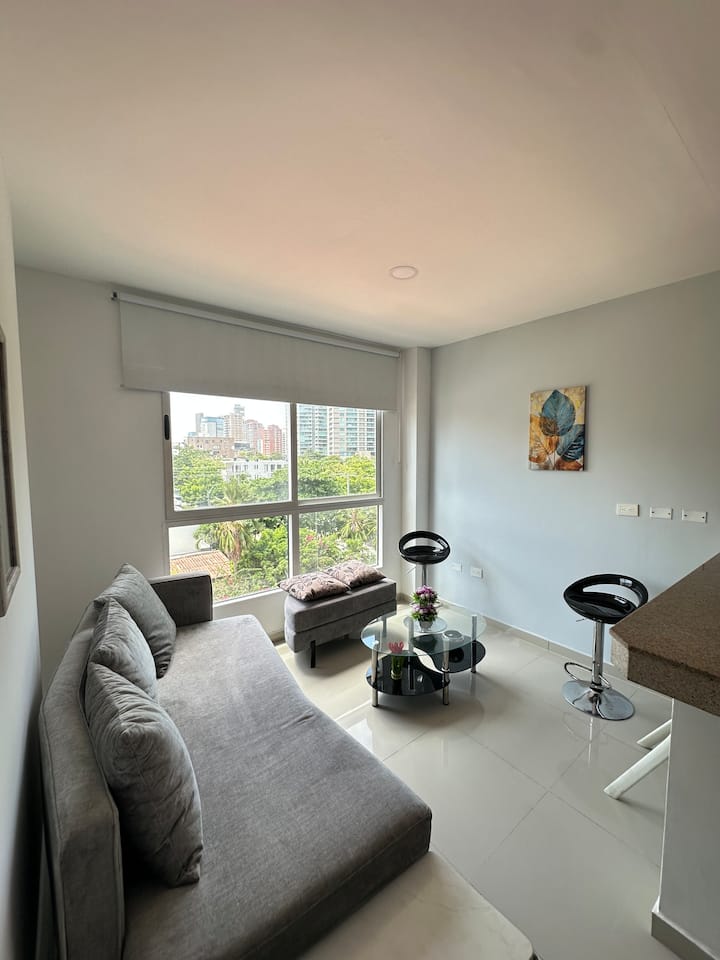 Apto Estudio Frente Parque Electrificadora - Barranquilla