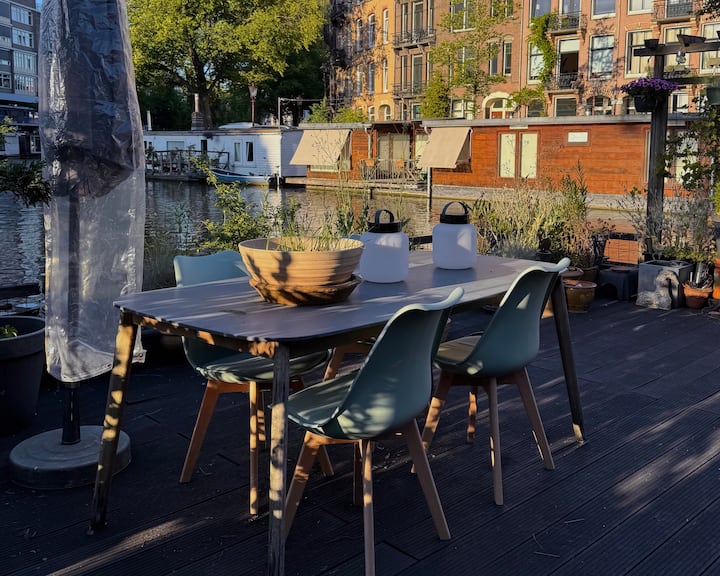 Authentieke Amsterdamse Woonboot Lodgevibe - Amsterdam