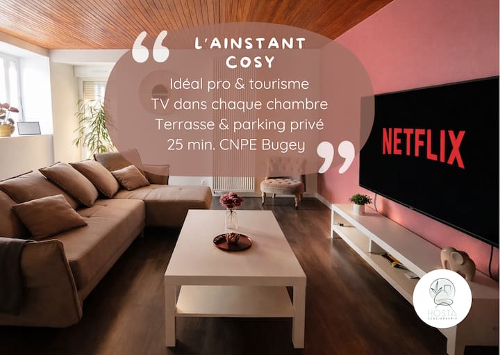 L'ainstant Cosy_ Charmante Maison Avec Cour Privée - Pérouges