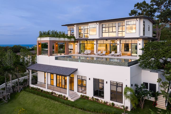 Beach Pickleball New 5br Sunset Villa | Sauna Gym - Thailand
