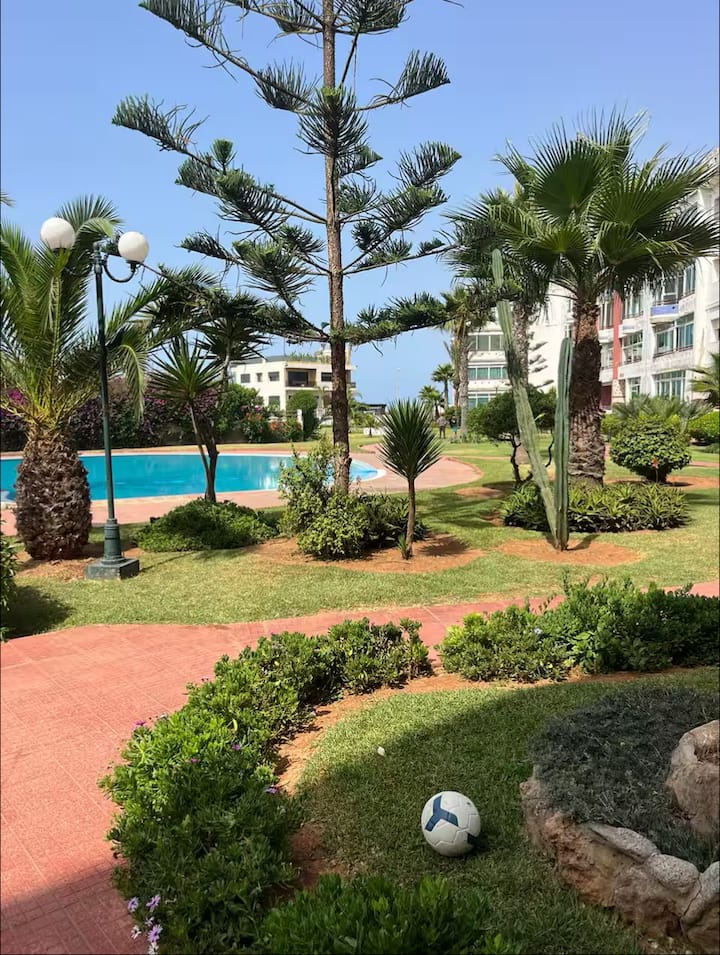 Vue Mer Résidence Avec Piscine - Mohammedia