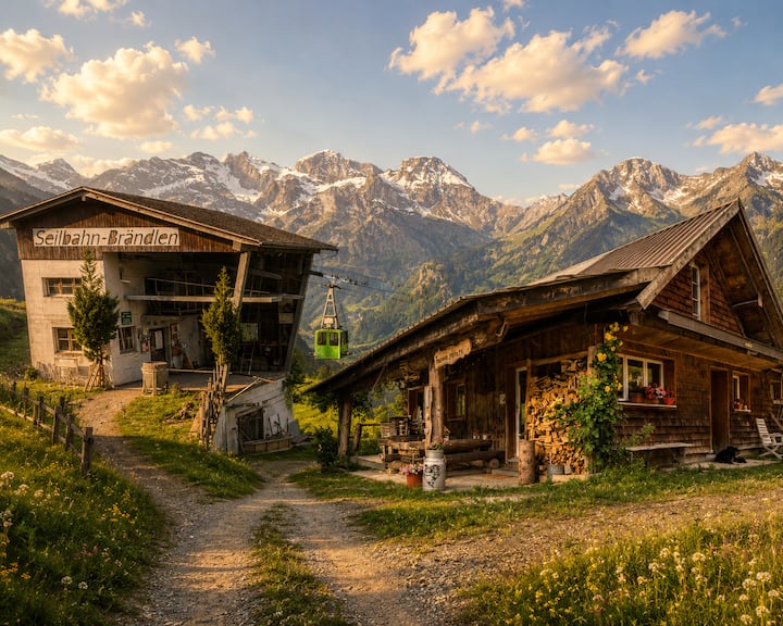 Seilbahn-abenteuer Im Chalet Berghof Brändlen - Suisse