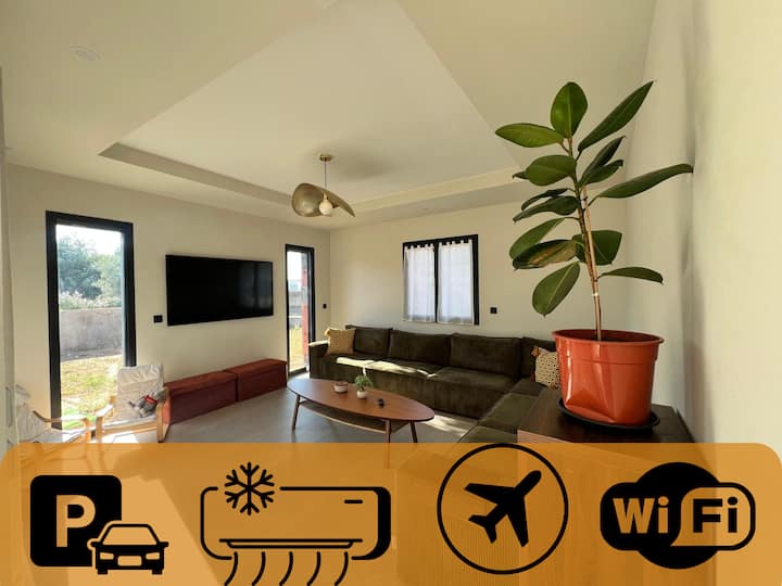 Grande Maison Tout Confort -8pers - Clim - Parking - Blagnac