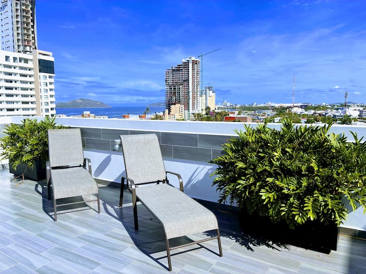 Vista Al Mar: Malecón, Alberca, Gym, Terraza B - Mazatlán