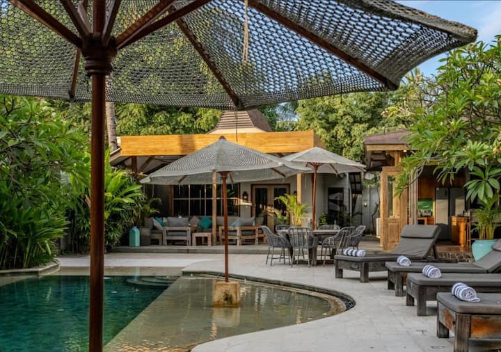 4 Br Luxury Private Pool 3 Mins To Beach - Gili T - Islas Gili