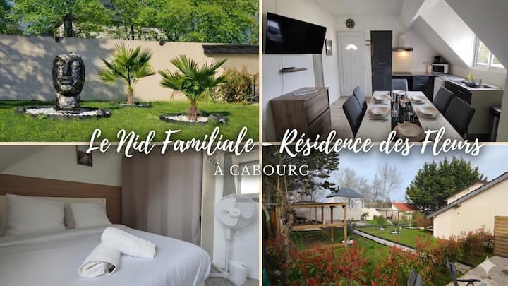 Le Nid Familial | 70m² | Terrasse & Plage à 5 Min - Houlgate