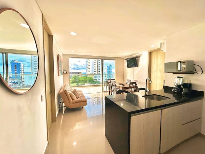 Apartamento Con Vista Al Mar P4 Cmc - Cartagena