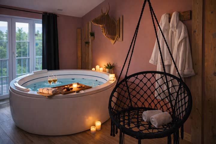 Suite Prova • Spa Privatif & Love Room Romantique - Bellême