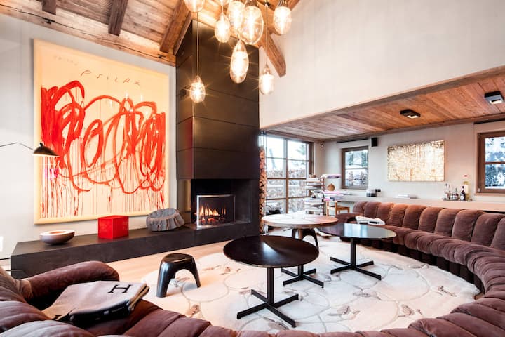 Luxueux Chalet Situé Au Mont D'arbois Dans Le Dom - Megève