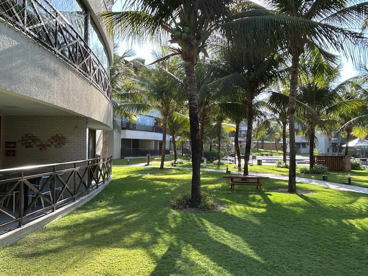 Beach Place Ap Térreo Na Praia Ideal Para Famílias - Aquiraz