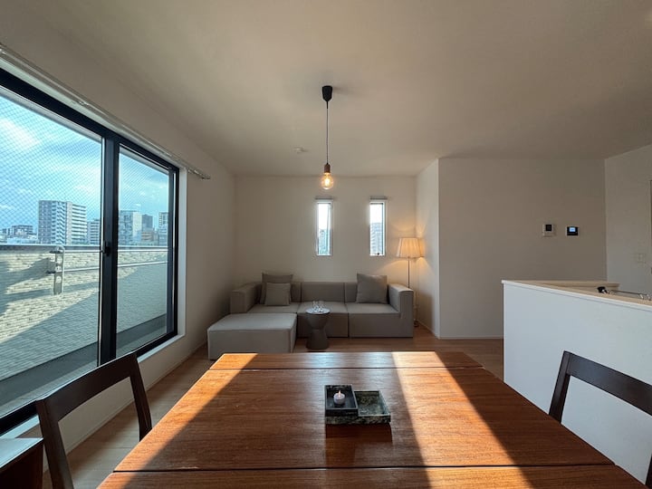 [Free Parking] Harbor View/3br House/max 8 - Fukuoka