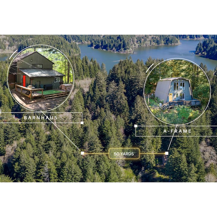 2 Homes-14 Acres+2 Spas +Lake Access+kayaks - Oregon