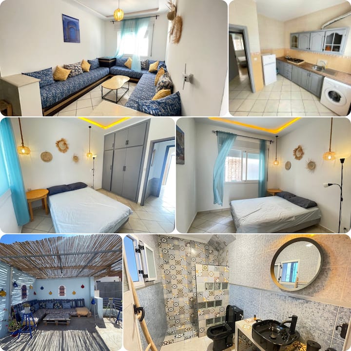 Bianca By Azur Rdc Proche De La Plage - Oued Laou