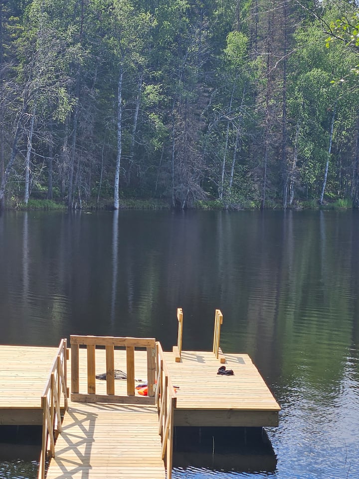 Private Cabin By The Lake In The Woods - Härnösand