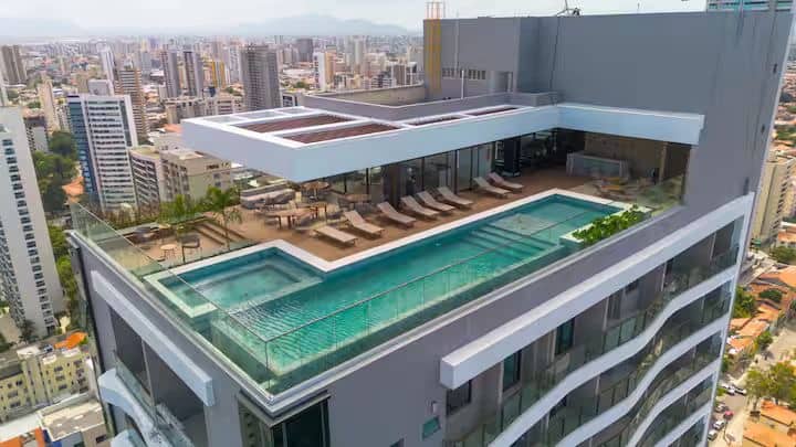 Beach Class Meireles: Apto Compartilhado. - 福塔雷薩