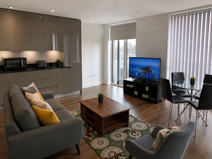 Bermstone Keynest Modern 1bed Apartment Near Train - Woolwich