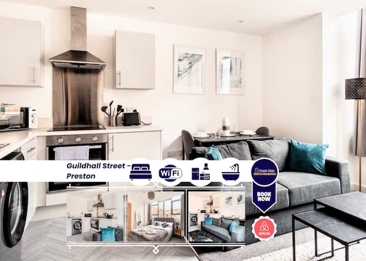 Preston Flat |15%off|7days|business|free Parking - Preston