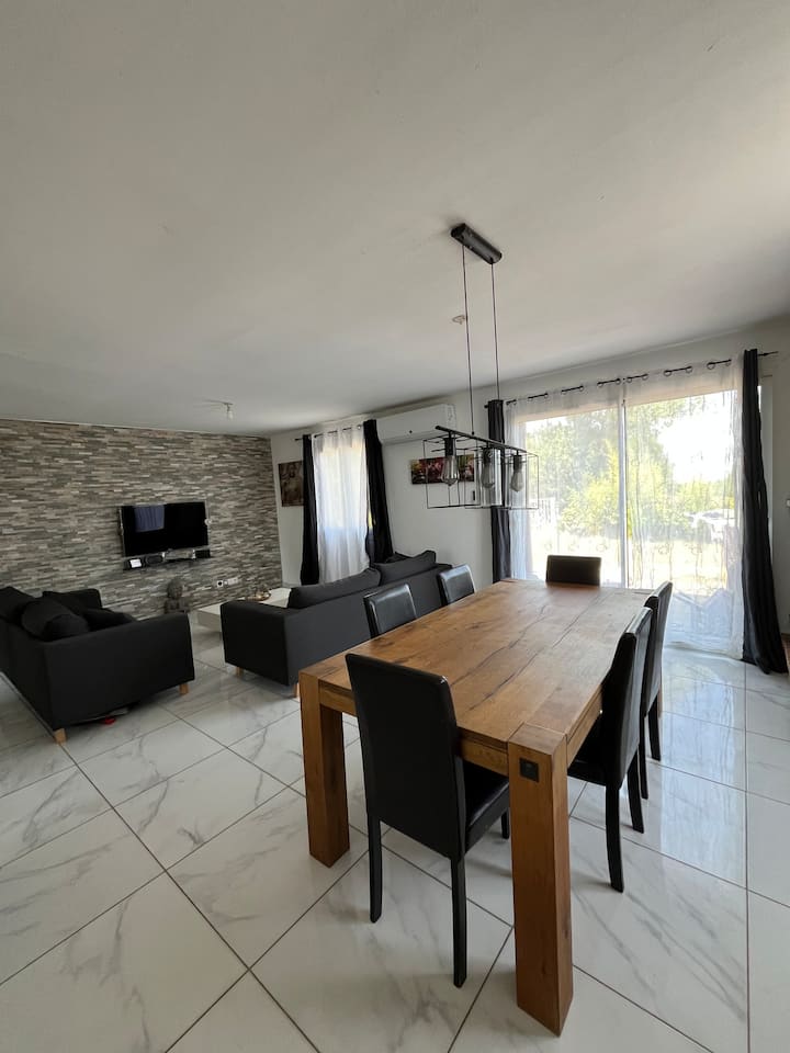 Villa Avec Clim Jardin Et Vue - Anduze