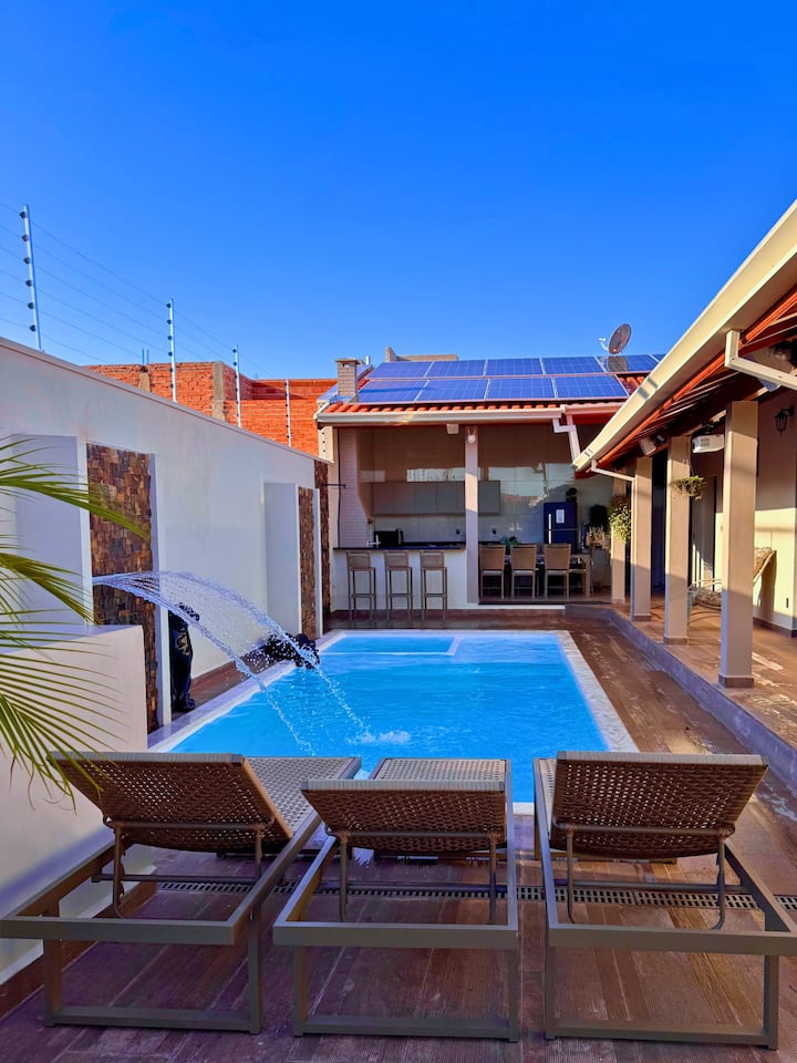 Casa Em Brotas Piscina Aquecida E Churrasqueira - Brasil