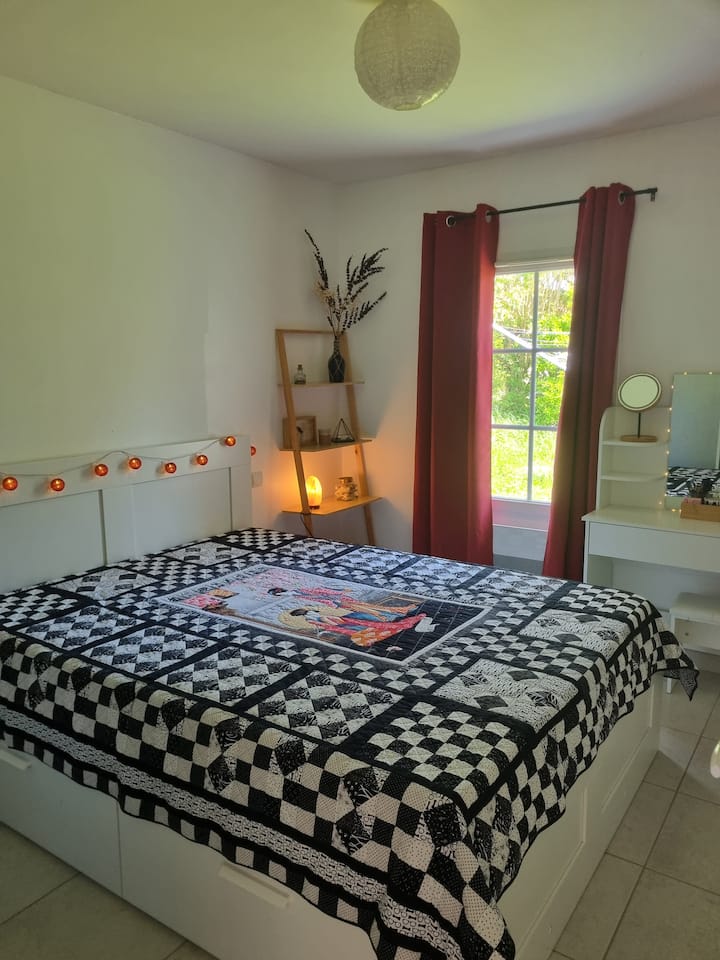 Chambre Cosy 12 Min De La Mer Idéale Court Séjour - Moutiers-les-Mauxfaits