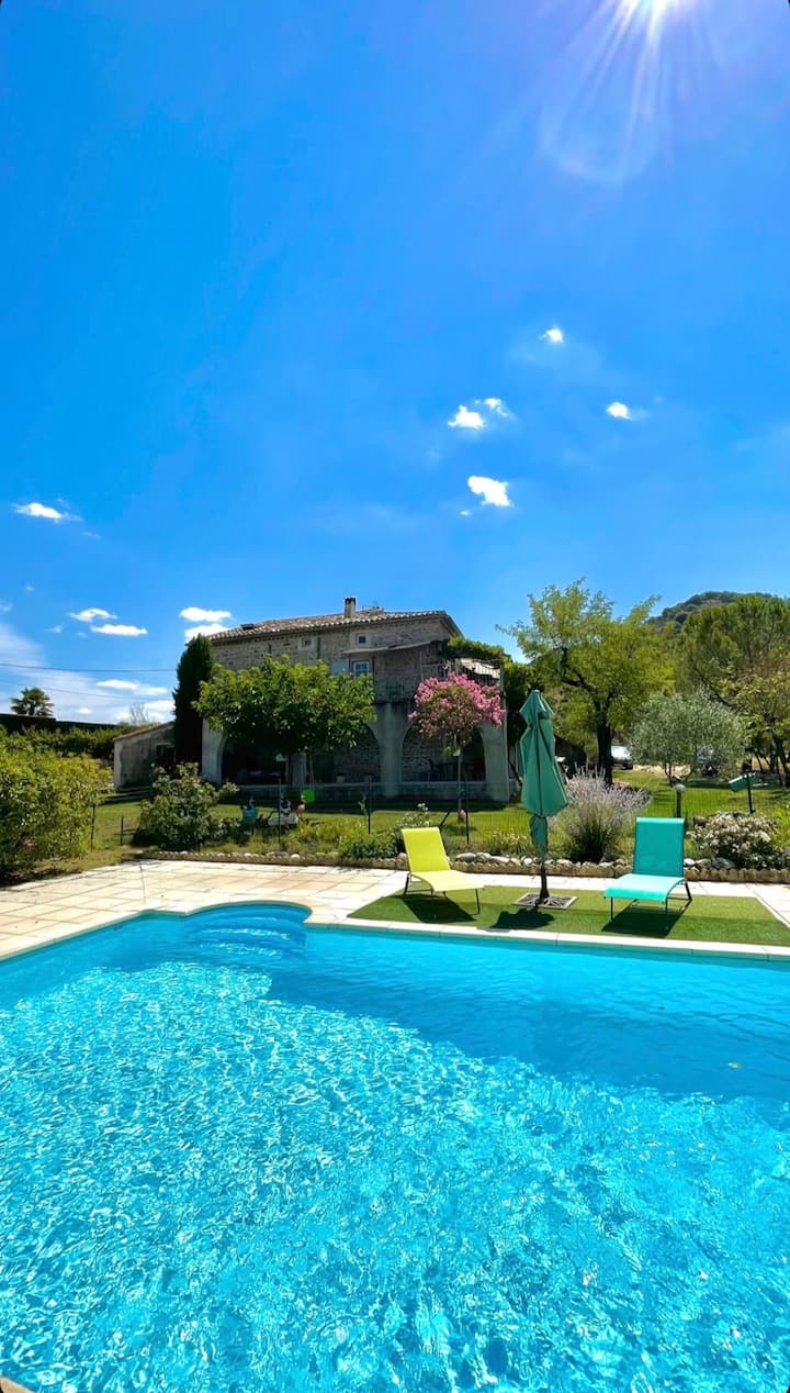 Maison Avec Piscine 
Près De Vallon Pont Darc - Joyeuse