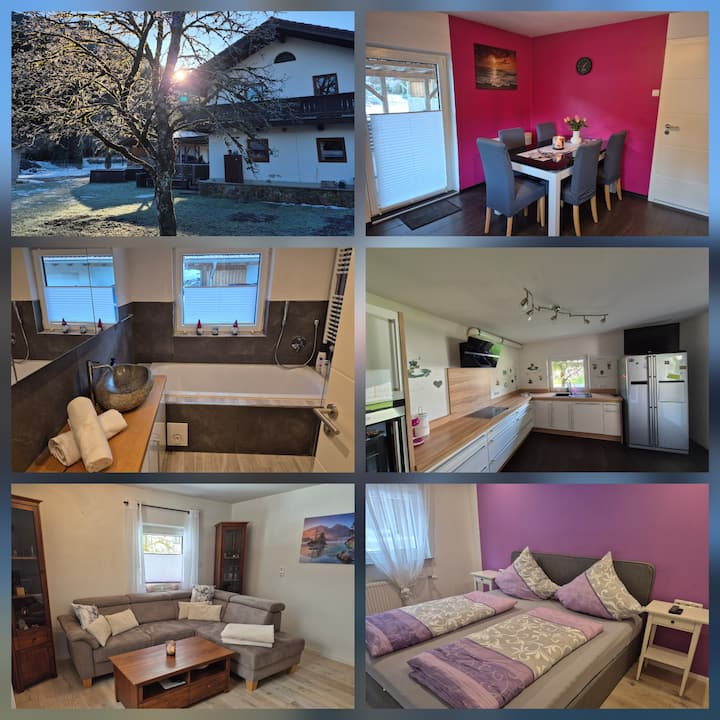 Großzügiges Ferienhaus Mit Garten/terrasse/carport - Ruhpolding