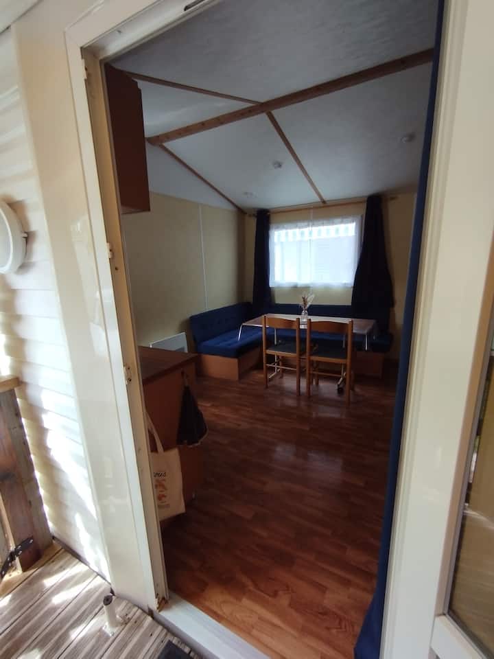 Mobil Home Au Camping L'escale Avec Piscine - Meschers-sur-Gironde