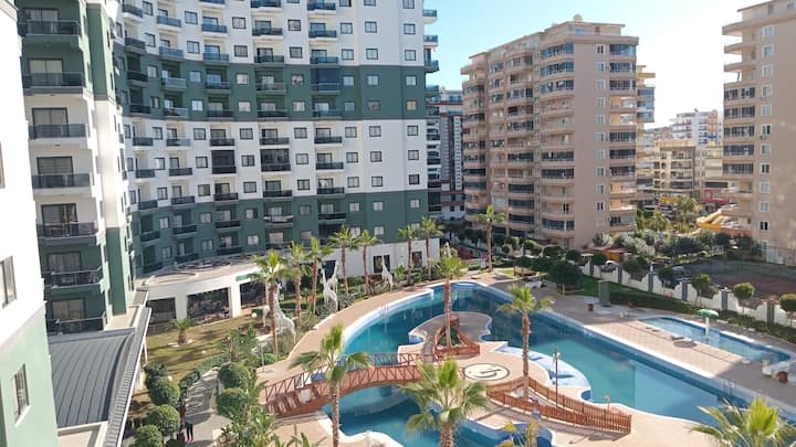 B14 1+1 Private Free Beach - Mahmutlar