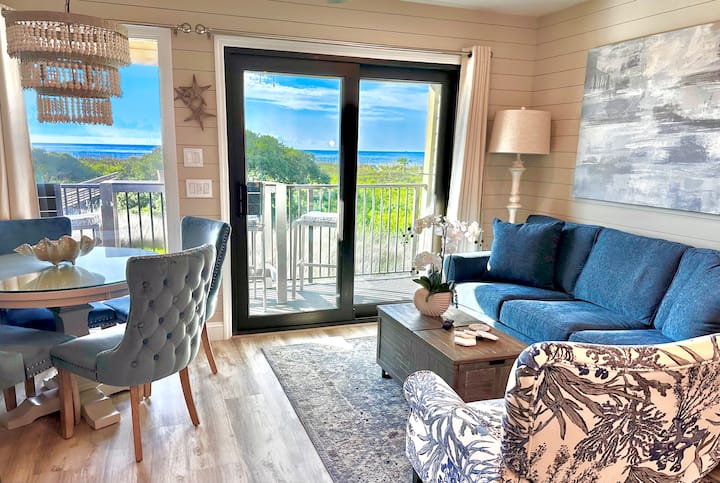 Oceanfront Luxury! King Bed 75"tv Pickleball & Bar - Bradley Beach, SC