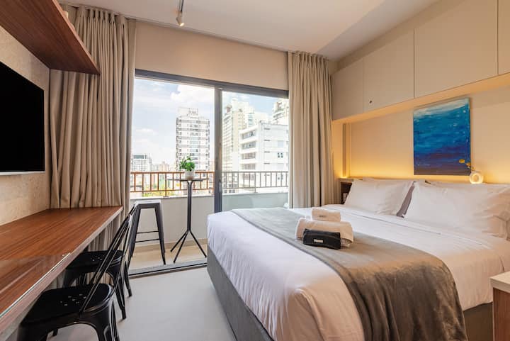 Luxury & Exclusivity| Rua Augusta| With Gym & Pool - São Paulo