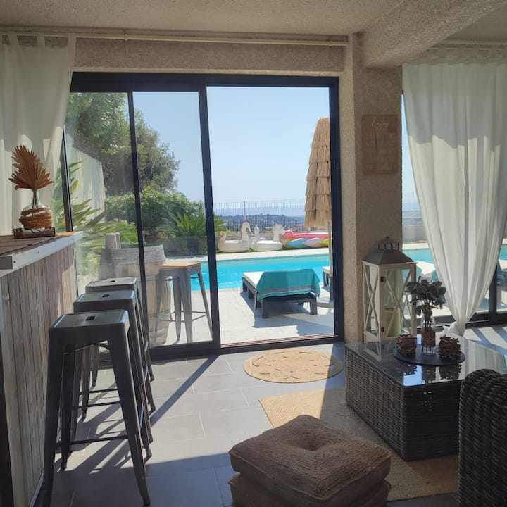 Appartement Avec Piscine Vue Mer - Bastelicaccia