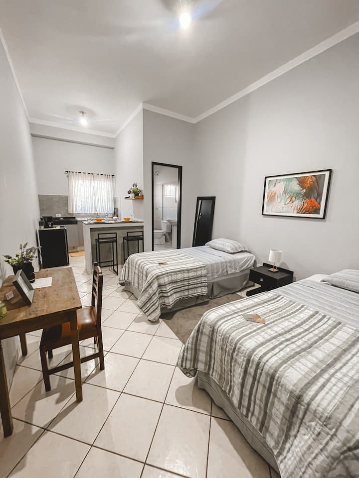 Studio Moderno Bem Localizado - Valinhos